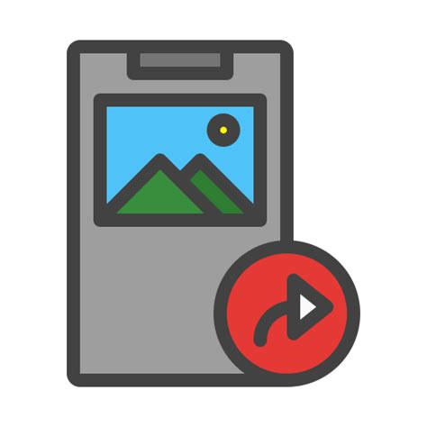 Forward Generic Outline Color Icon