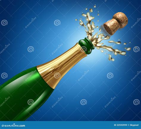 Champagne Celebration Stock Illustration Illustration Of Open 22593999