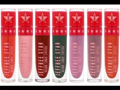 Jeffree Star Holiday Collection Lip Swatches Skin Frost Swatches