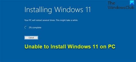Windows 11 Won T Install Fix