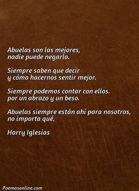 Mejores Poemas Para Abuelas Cortas Poemas Online