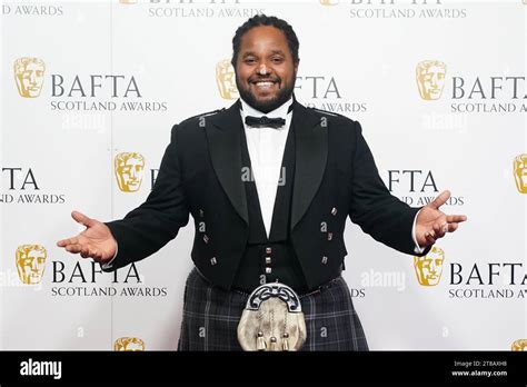 Hamza Yassin Attending The Bafta Scotland Award Ceremony At Doubletree