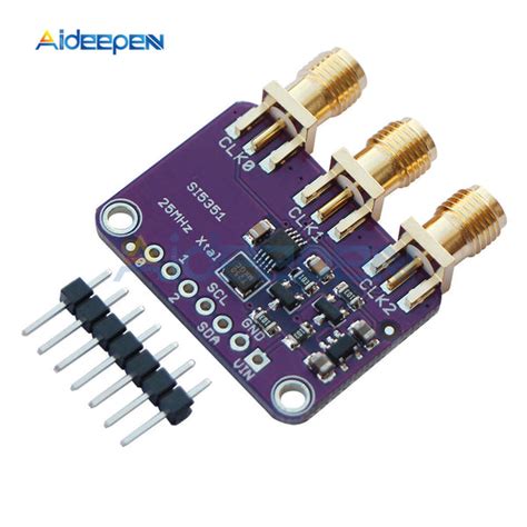 Dc 3v 5v 5351 Si5351a Si5351 I2c Clock Generator Breakout Board Module Aideepen