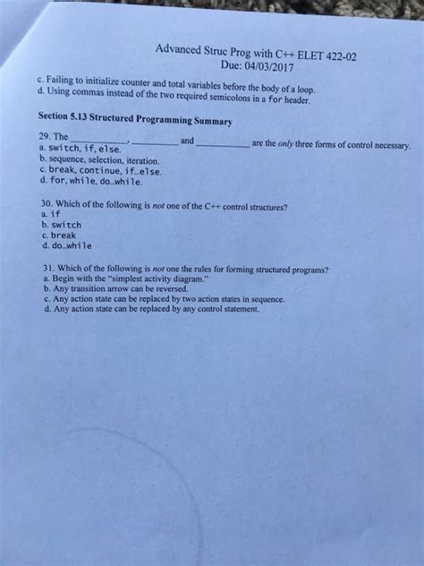 Solved Advanced Struc Prog With C Elet 422 02 Due
