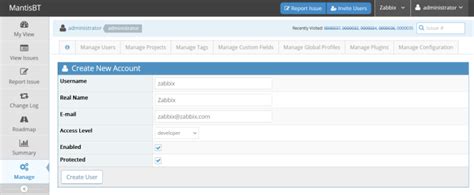 Mantis Bug Tracker Monitoring And Integration With Zabbix