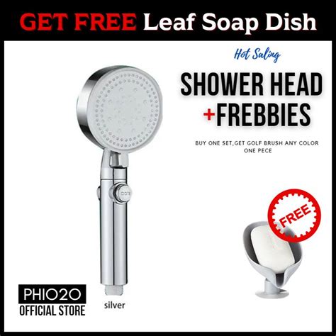 Freebies】3 In 1 High Pressure Handheld Shower Shower Head With Hose