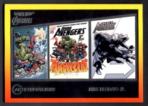 2022 Fleer Ultra Avengers Artist Spotlight Mike Deodato Jr As 2 On