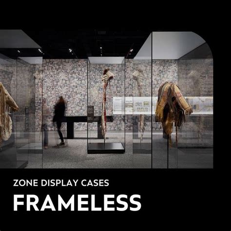 Frameless Freestanding Glass Display Cases Museum Display Cases Glass