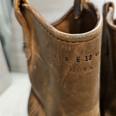 Vintage Red Wing Pecos Leather Boots Distressed Sz 9 Gem
