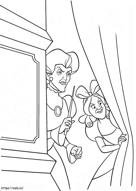 Cinderella Step Sisters Stepmother Coloring Pages 2025