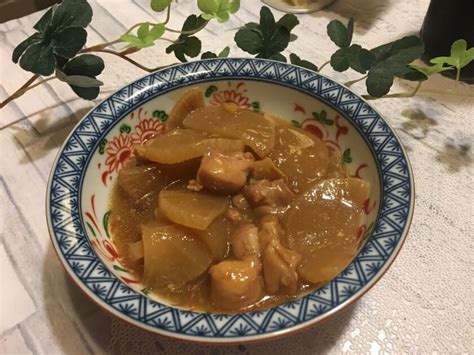 ホットクック・レシピ【大根と鶏肉のとろ～り煮物の作り方】ダイコンがやわらかく絶品です！