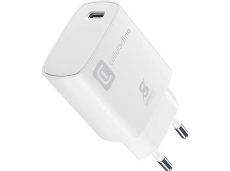 CELLULAR LINE Super Fast Charge PD 25W Schnellladegerät Samsung Weiß