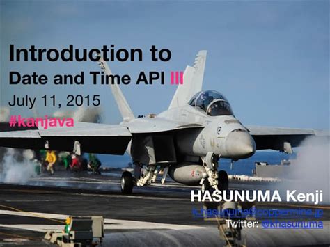 Introduction To Date And Time Api 3 Ppt