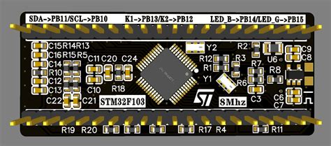 一款集成st Link下载及虚拟串口的stm32f103c8t6最小系统板设计103c8t6制作stlink Csdn博客