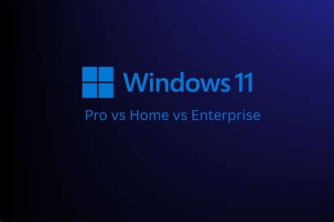 Windows 11 Pro Vs Home Vs Enterprise Full Comparison