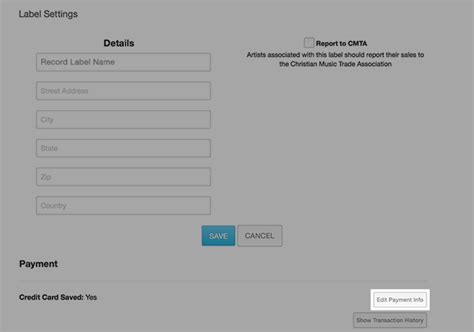 How Do I Update The Credit Card On File For My Account Label Account AtVenu Help Center