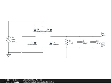 Ac Dc Circuitlab