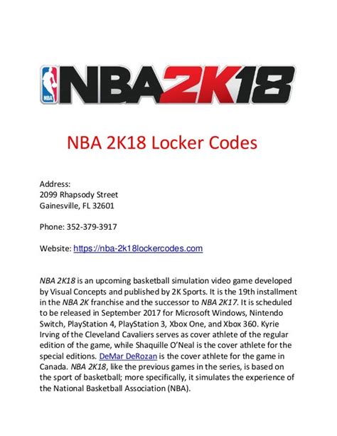 Nba Locker Codes