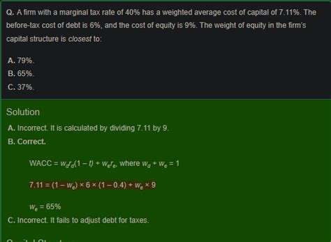 Elaborate The Calculation R Cfa