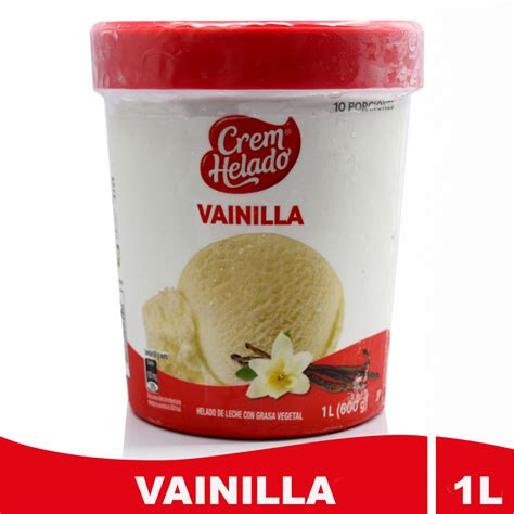 Droguería La Economía Helado Crem Helado Vainilla Tarro X 1 Litro