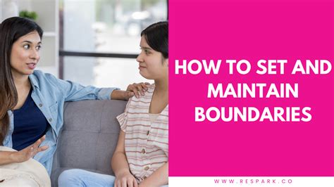How To Set And Maintain Boundaries Respark Group