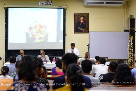 Continuing Professional Development Cpd Program Institute Of Chemistry Ceylon