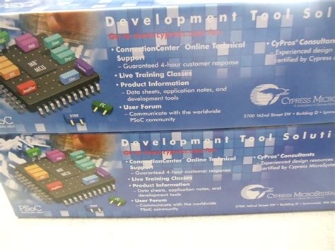 2 Cypress Psoc Mixed Signal Array Kit Cy3208 070 Development Tool