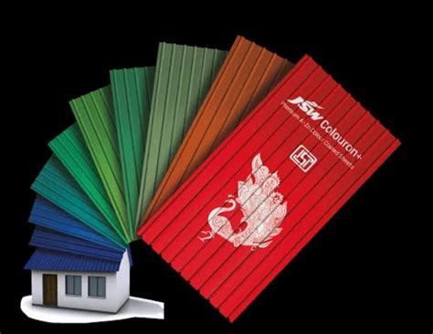 Color Coated Gi Jsw Coloron Plus Roofing Sheet At Best Price In