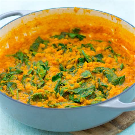 Easy Yellow Split Pea And Spinach Dhal Vegan Easy Peasy Foodie