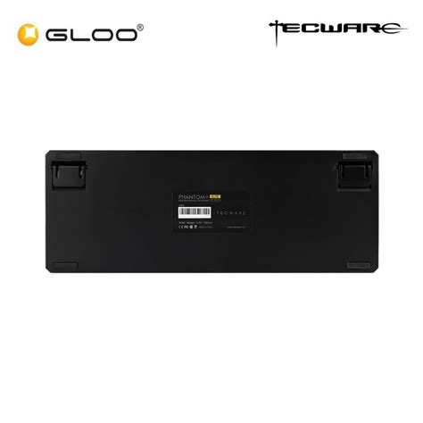 Tecware Phantom Elite RGB Black Mechanical Keyboard Wraith Red Switch TWKB PE PZT BKWRD