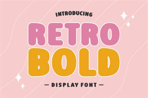 Retro Bold Font By Riman 7ntypes · Creative Fabrica