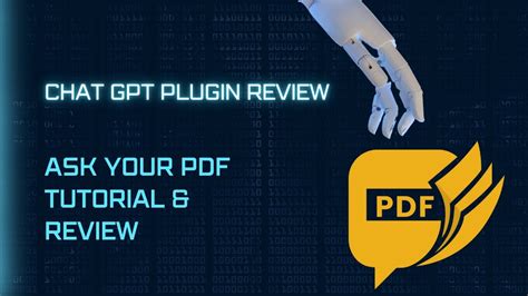 Chatgpts Askyourpdf Plugin A Detailed Review And Tutorial Youtube