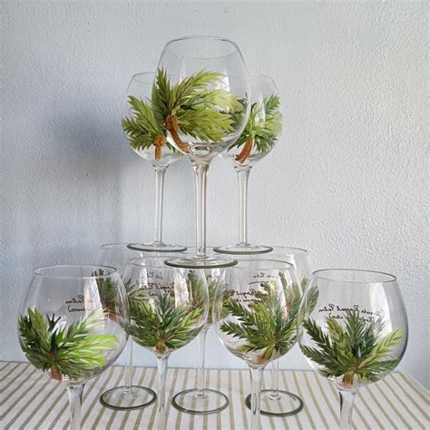 Tree Wine Glasses Etsy