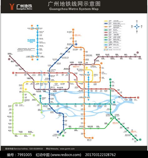 广州市地图2地铁 广州地铁最新地图 随意云