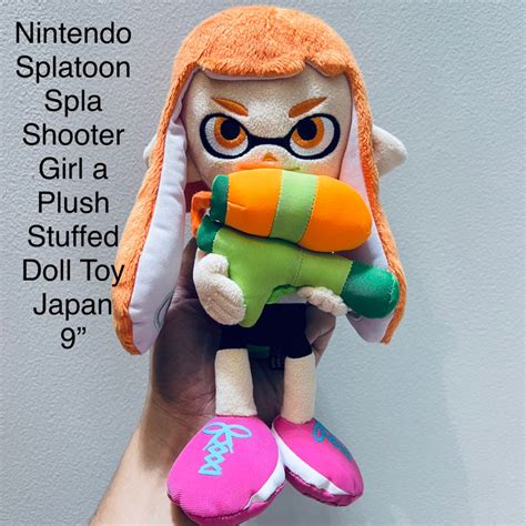 ตุ๊กตา สปาร์ตูน Splatoon Allstar Nintendo Switch ขนาด9” มีเม็ด