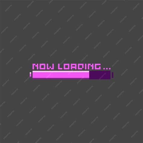 Premium Vector Pixel Art Loading Icon