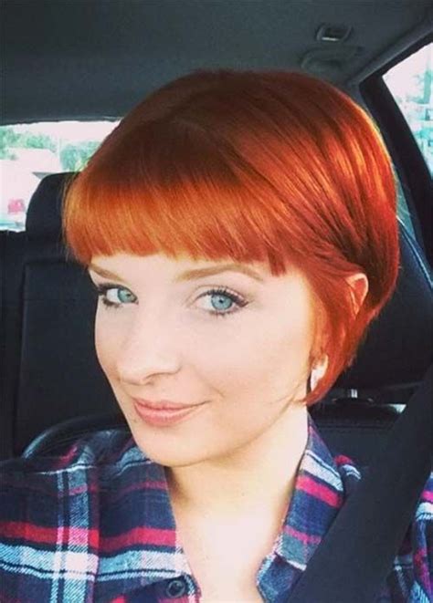 50 Short Bob Hairstyles And Haircuts With Bangs Pixie Bob Haircut Bob