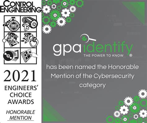 Gpa Recognized By 2021 Engineers Choice Awards In Cybersecurity