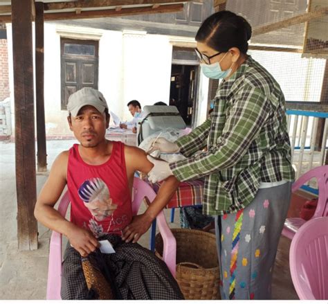 တောင်သာမြို့နယ်အတွင်း၌ အသက် ၁၈ နှစ်နှင့်အထက် ပြည်သူများအား ဆဋ္ဌမအသုတ