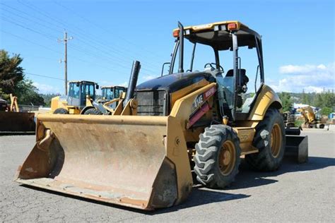2007 Cat 414e Skip Loader Sold Pacific Coast Iron Used Heavy