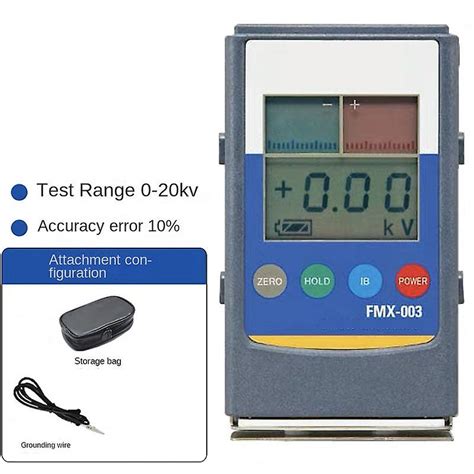 Handheld Electrostatic Tester Field Strength Meter Measuring Range To