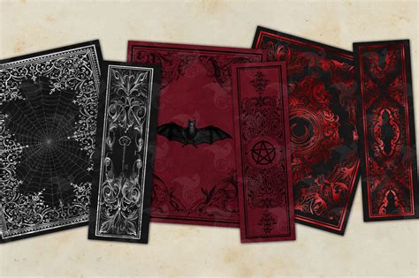 Vampire Book Covers Printable Decorative Gilded Book Covers Etsy