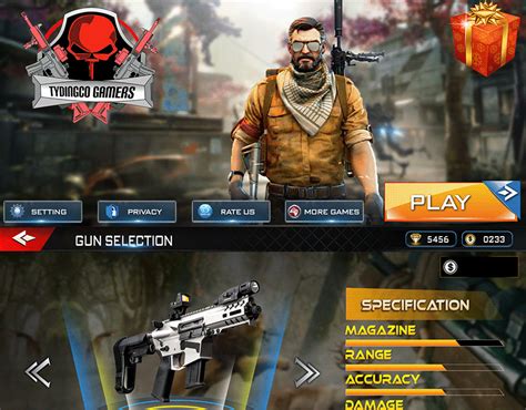 Shooting Game Ui UX Design Behance