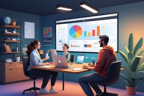 Premium Ai Image Uiux Team Concept Illustration