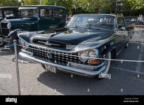 Front View Of The Classic And Extravagant First Generation American Car