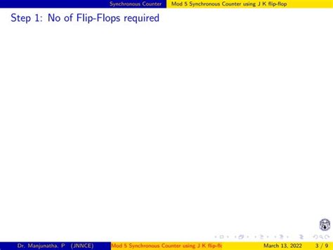mod 5 synchronous counter using j k flip flop pdf programming