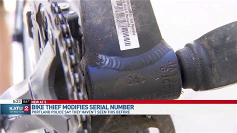 Bike Thieves Now Modify Serial Numbers To Foil Recovery Efforts