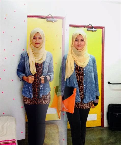 Najlaa Aqilah 3 Different Ways To Wear Denim Shirt