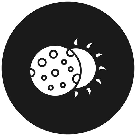 Premium Vector Solar Eclipse Vector Icon Can Be Used For Space