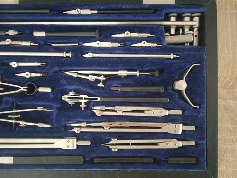 Professional Drawing Set Drafting Tools Drafting Set Etsy